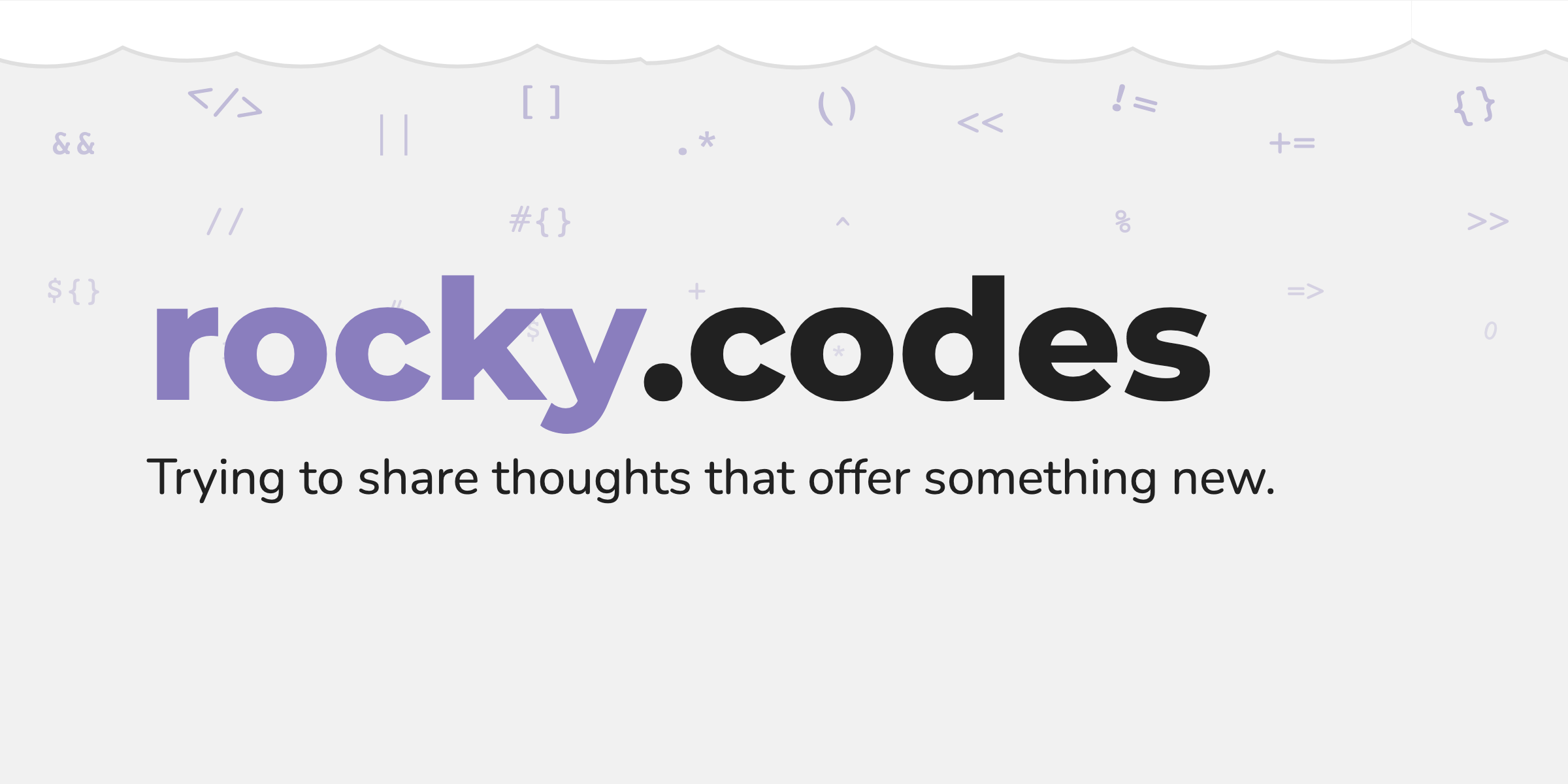 rocky.codes - My Approach